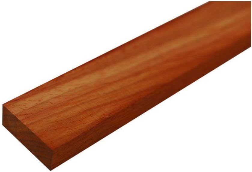 Amazon.com: Padauk Lumber Board - 3/4" X 2" (4 Pieces) 3/4" X 2" X 48 ...