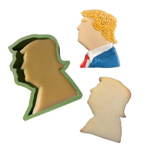 Amazon.com: 3D Cookie Cutting Molds Trump Cookie Cutter American Home ...