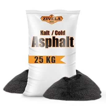 asphalte froid 25 kg | Mélange à froid | asphalte de réparation ...