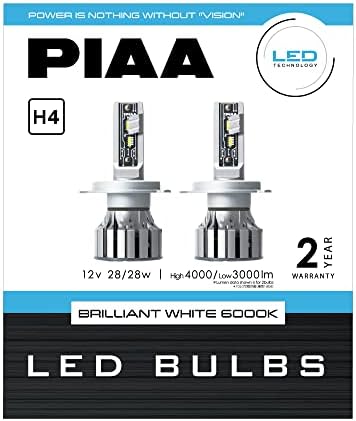 Amazon.co.jp: PIAA ヘッドライト/フォグランプ用 LED 6000K 〈ｺﾝﾄﾛｰﾗｰﾚｽﾀｲﾌﾟ〉 究極の明るさを実現！ 銅基板＆ヒートパイプ搭載モデル 12V/24V共用 ...