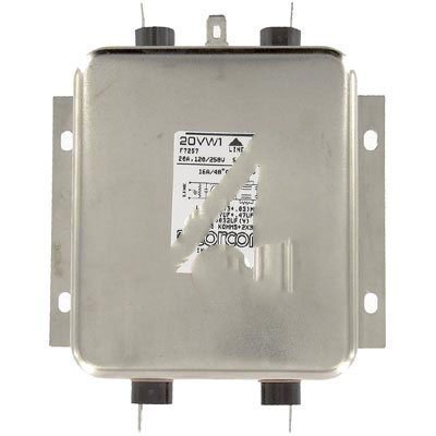 Amazon.com: TE CONNECTIVITY/CORCOM 20VW1 RFI POWER LINE FILTER, 20A ...
