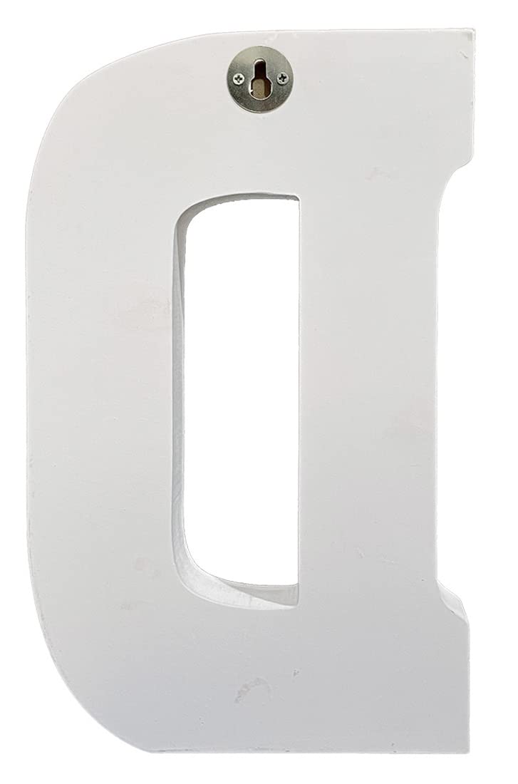 Snapklik.com : ABELOTS Large Wood Letter Distressed White Wash Alphabet ...