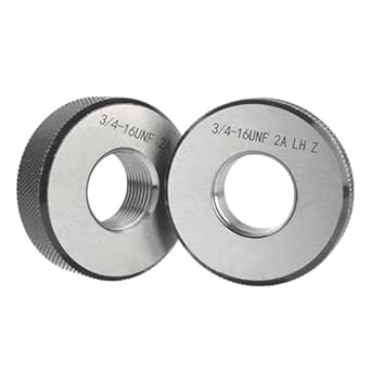 1SET 2A Left Hand Thread Ring Gauge 1"1/8 1"3/16 1"1/4 1"5/16 1"3/8 1 ...