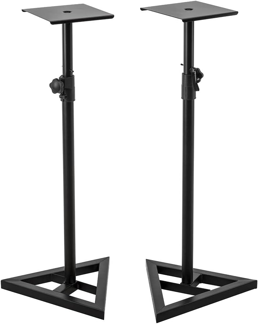 Amazon.com: Behringer SM2001 Heavy-Duty Height-Adjustable Monitor Stand ...