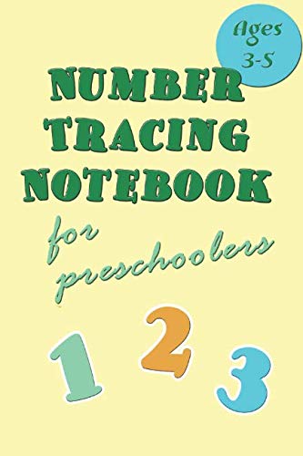 Number Tracing Notebook For Preschoolers: Number Writing Practice For Kids, Numbers From 1 To 50 ...