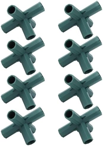 Amazon.com : 20Pcs Greenhouse Frame Building Connector, 5 Types Support ...