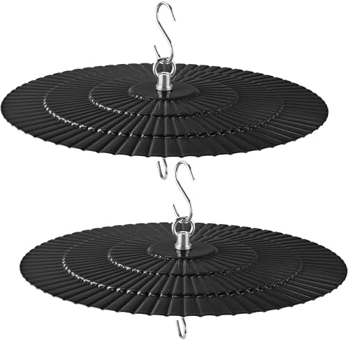 Amazon.com : 11.2" Metal Bird Feeder Rain Guard, Green Dome Cover ...