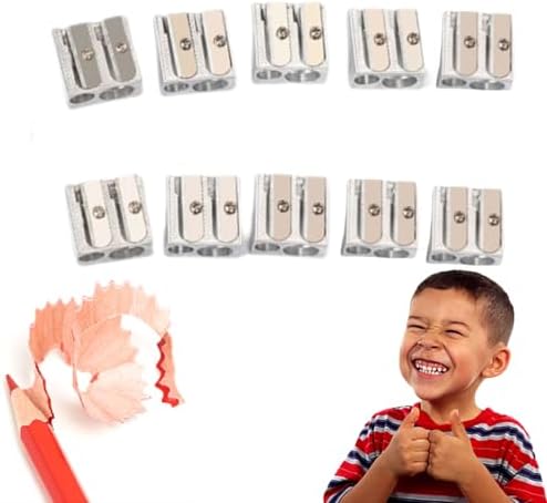 Amazon.com : KUM 2-hole Pencil Sharpener Magnesium Alloy Wedge Profile ...