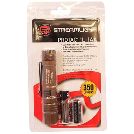 Amazon.com: Streamlight 88061 ProTac 1L-1AA 350-Lumen Dual Fuel ...
