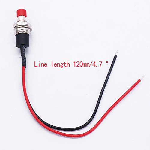 Snapklik.com : 4Pcs Latching Push Button Switch 3A 250V AC 2 Pins Self ...