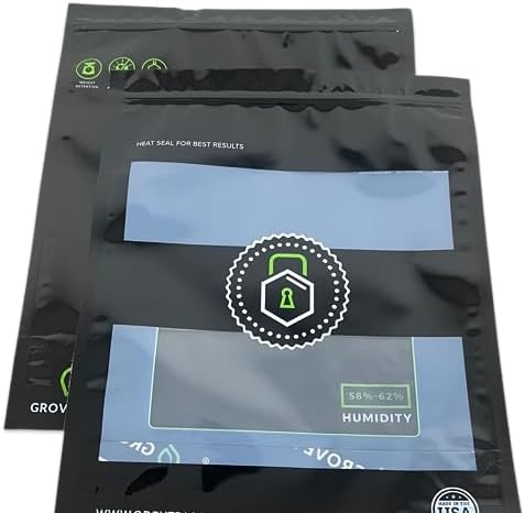 Amazon.com: 6pcs 1LB Storage Terp Bags 58%-62% RH 2-Way Humidity ...