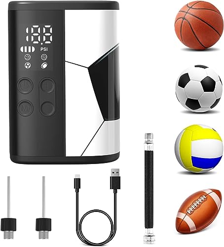 Snapklik.com : Woowind Ball Pump 4000 mAh Electric Basketball Pump