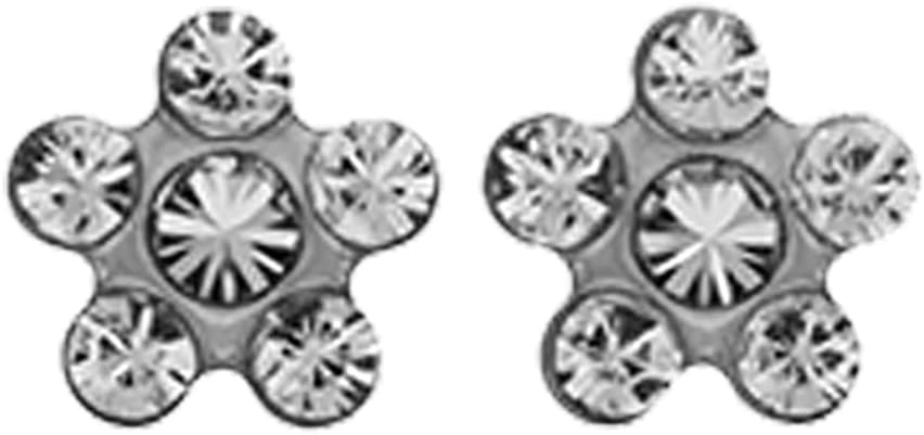 Amazon.com: STUDEX Crystal Daisy Stud Earrings | Hypoallergenic and ...