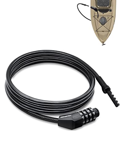 Snapklik.com : Cable Lock, 4-Digit Resettable Combination 8mm Anti ...