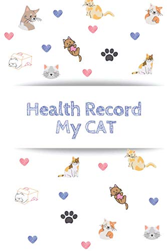 Health record My CAT: Pet health record | Cat vaccination record book ...