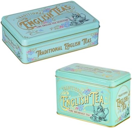Amazon.com : New English Teas Vintage Victorian Tea Tin Gift Set with ...