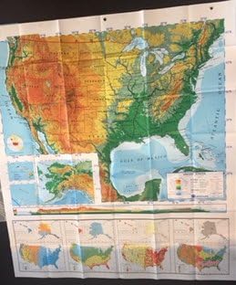 Amazon.com: Foldable Map - United States Geography : Everything Else