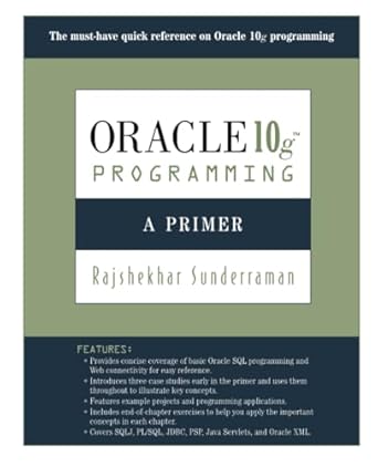 Oracle 10g Programming: A Primer: 9780321463043: Computer Science Books ...