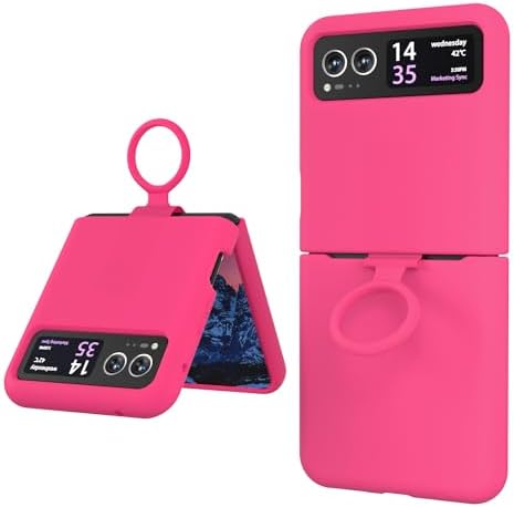 Amazon.com: E Segoi for Moto Razr 2023 Case, Liquid Silicone Gel Rubber ...