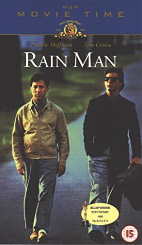 Amazon.com: Rain Man [VHS] : Dustin Hoffman, Tom Cruise, Valeria Golino ...