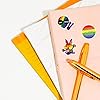 Amazon.com: MEPLUM Pride Stickers 300 PCS, LGBTQ Gay Rainbow Stickers ...