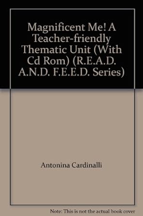 Magnificent Me! A Teacher-friendly Thematic Unit (With Cd Rom) (R.E.A.D ...