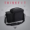 Amazon.com: ThinkFit Large Black Meal Prep Lunch Bag, 8 Portion Control ...