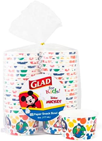 Amazon.com: Glad for Kids Disney Mickey and Friends Disposable Paper ...