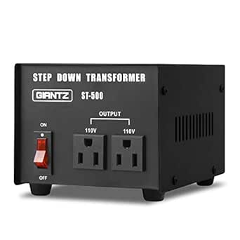 Giantz Step Down Transformer 240v to 110v, 500W Voltage Converter Stepdown Transformers AU-US ...