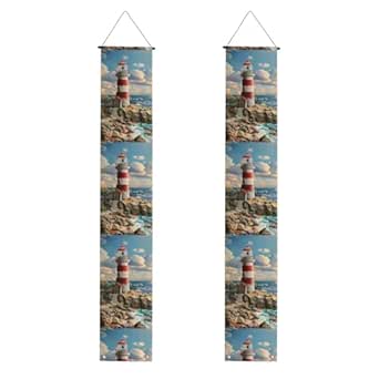 The Seaside Lighthouse Graduation Decorations Banner Porch Sign For ...