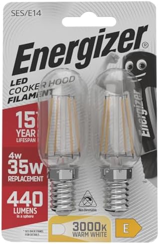 Bonlux 4W LED Cooker Hood Light Bulbs E14 Warm White 2700K 40W ...