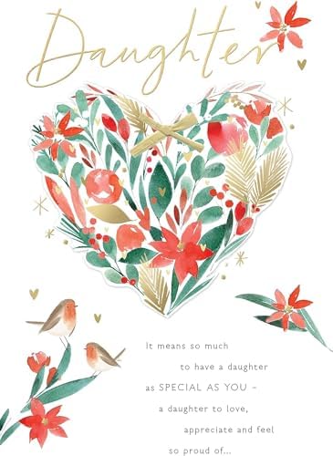 ICG Very Special Daughter Christmas Card - Gorgeous Christmas Tree with ...