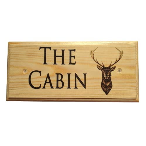 Personalised Stag Sign, Stags Head Plaque, Stag Pub Name Sign : Amazon ...