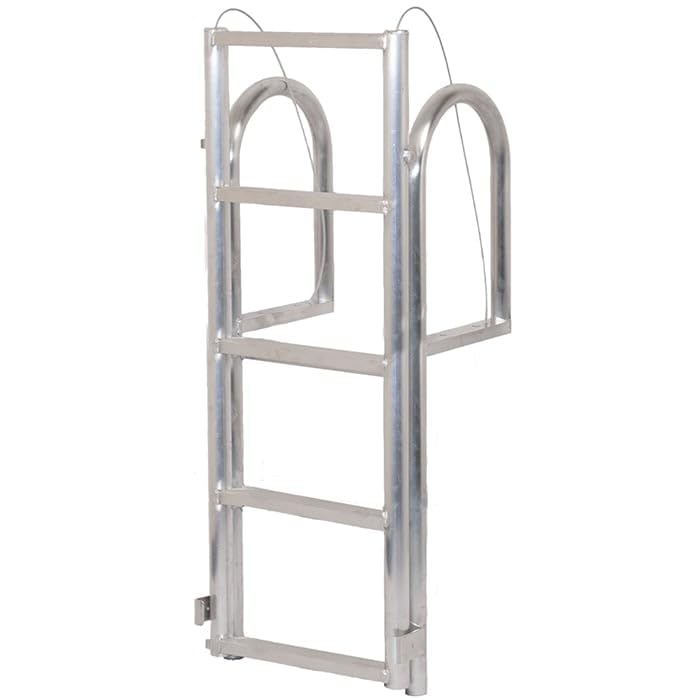 Snapklik.com : Dockmates Marine-Grade Retractable Step Ladder - Easy ...