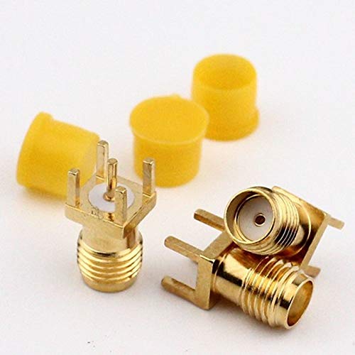 Amazon.com: Gimax 100pcs SMA-KE Outer Screw Hole Female SMA Connector ...