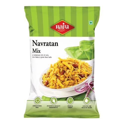 Amazon.com : RAJU SNACKS NAVRATTAN MIX 260 GM : Grocery & Gourmet Food