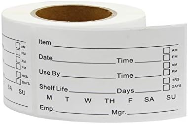 Amazon.com : 900 Pcs Labels Stickers Sticky Labels Jar Labels Food ...