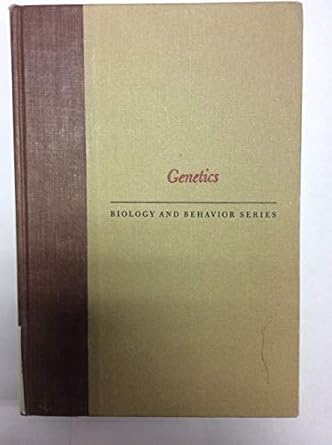 Genetics; Biology and Behavior Series;: David Editor; Glass: Amazon.com ...