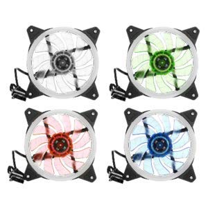 EZEE Store PC Computer Ultra Silent LED Lights Case Fan Cooler Cooling ...