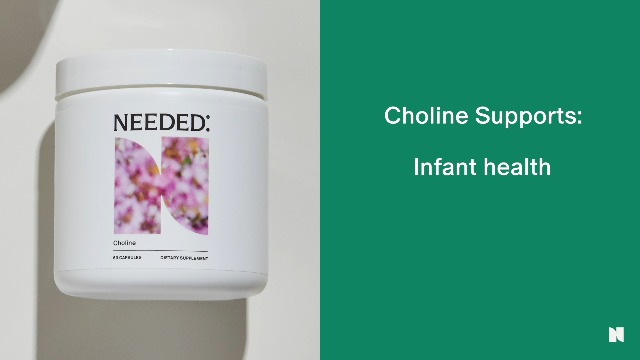 Watch Needed. Prenatal Choline on Amazon Live