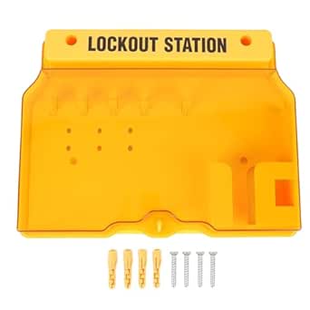 Lockout Tagout Station Wall Mount Lock Out Tag Out Kit Organizer ...