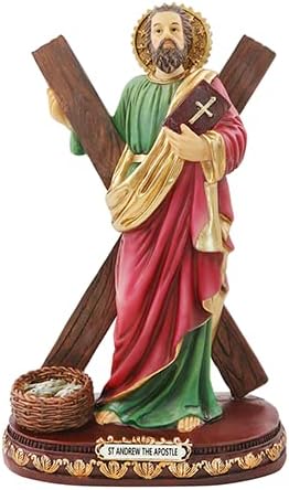 Amazon.com: Annie's Boutique 12" St. Andrew The Apostle Statue ...
