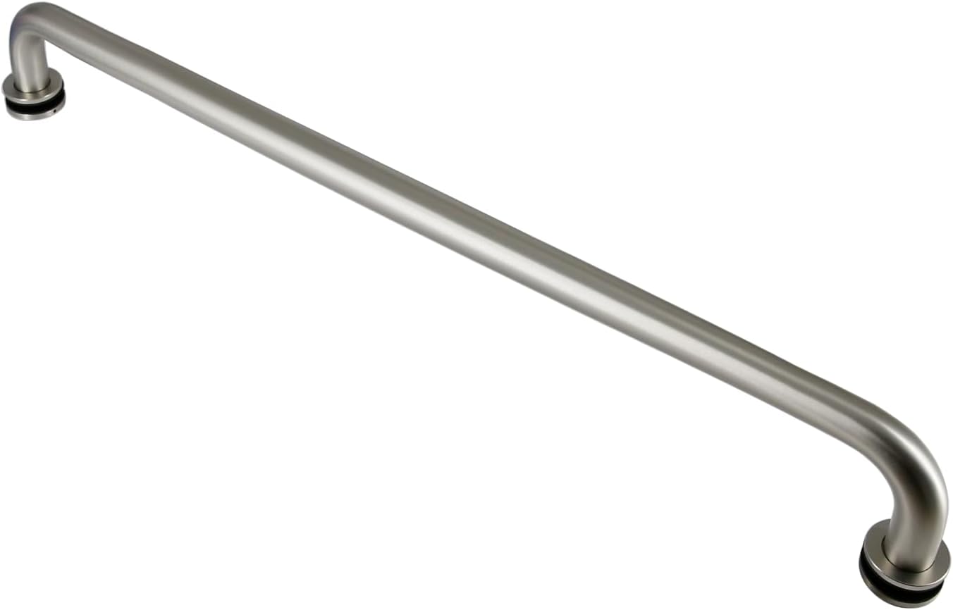 CRL 24" Brushed Nickel (BM Series) Single-Sided Towel Bar Without Metal ...