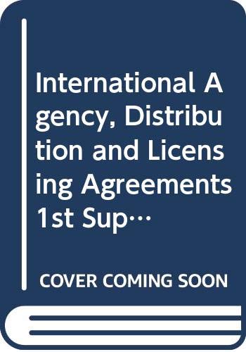 Buy International Agency, Distribution and Licensing Agreements (1st ...