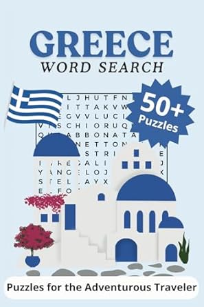 Greece Word Search Puzzle Book: Word Searches with Easy to Read about ...