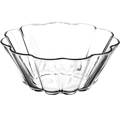 Glass Fluted Cake Pan Nonstick, Borosilicate Glass, Souffle Dish ...