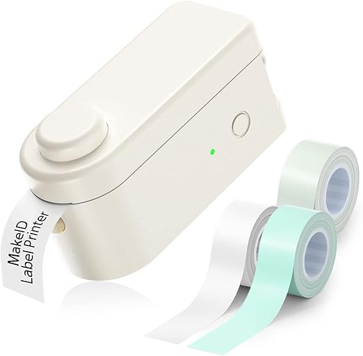 Amazon.com : Makeid Label Maker Machine with 3 Continuous Tapes ...