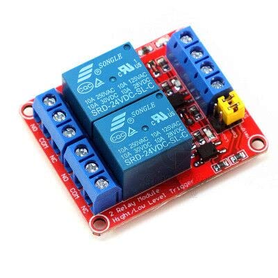 JQC3F-5VDC-C Módulo de relé de 4 circuitos 5VDC : Amazon.com.mx ...