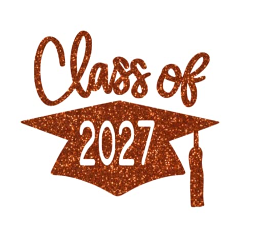 Amazon.com: Class Of 2027 Graduation Cap Vinyl Decal, Graduation T ...