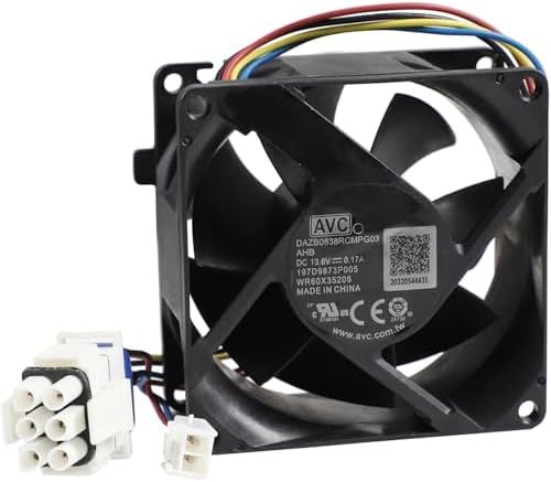 Amazon.com: WR60X35205 Refrigerator Evaporator Fan Motor Compatible ...